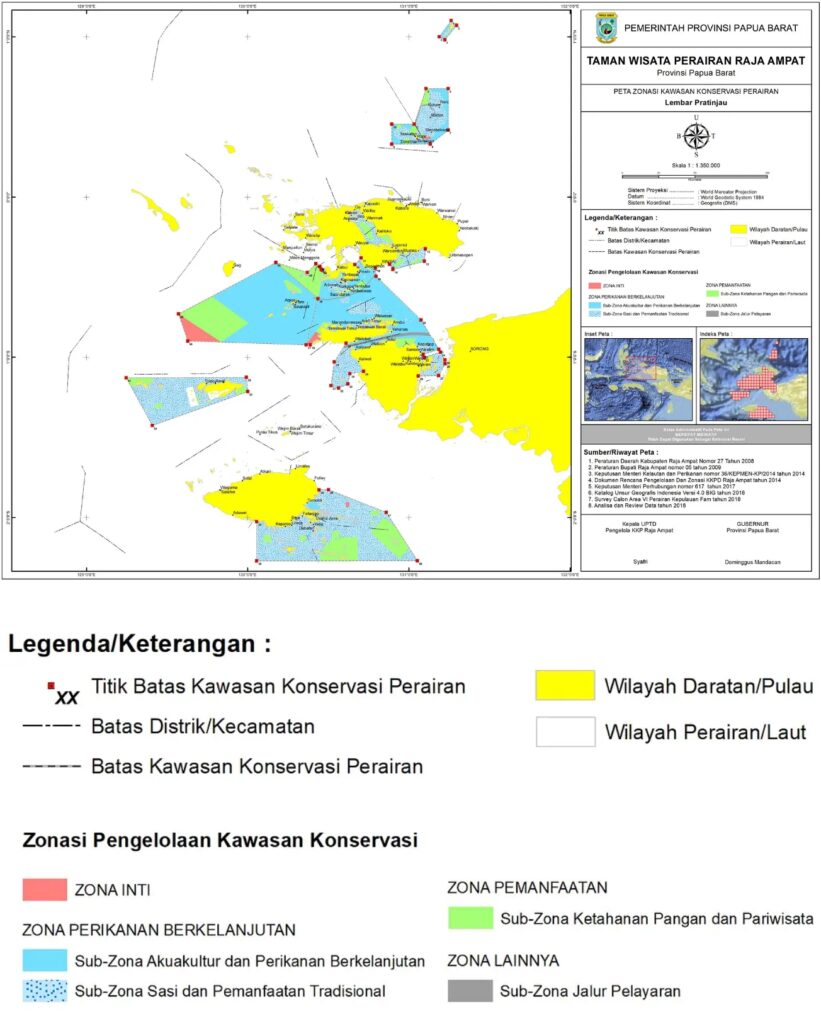 Raja Ampat Marine Protected Areas - Kawasan Konservasi Perairan di Raja Ampat